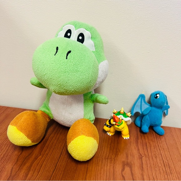 Nintendo | Toys | Nintendo Yoshi Plush 208 Japan Jakks Bowser Figure ...